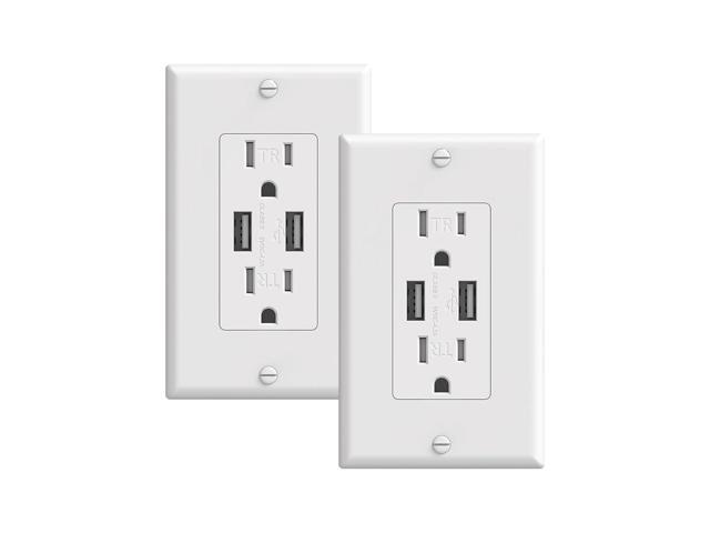 Click here for 2 Pack 15A RV USB Wall Outlets with 4.2A Dual Type... prices