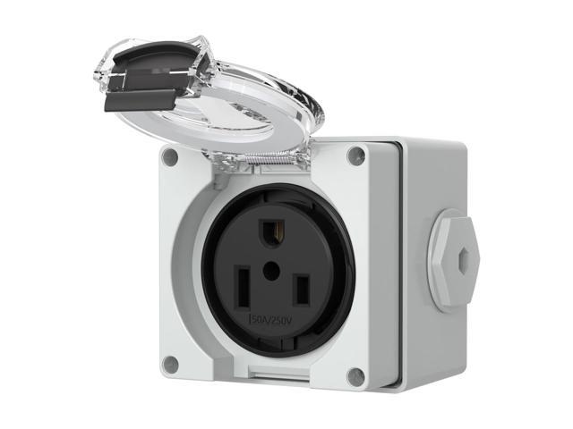 Click here for STARELO 50Amp Power Outlet Box NEMA 6-50R Receptac... prices