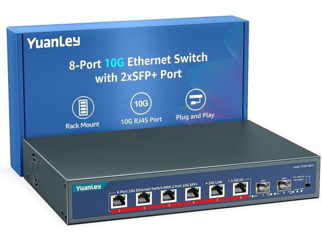 Click here for YuanLey 8-Port 10G Ethernet Switch  6 x 10Gbps RJ4... prices