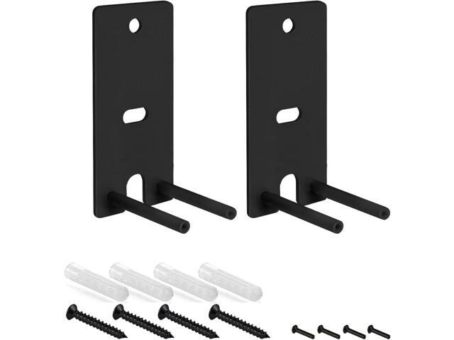 Click here for Pair Steel Black Wall Mount Brackets Replacement C... prices