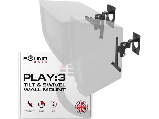 Click here for Sound Bass Play 3 Wall Mount Black Pair  Compatibl... prices