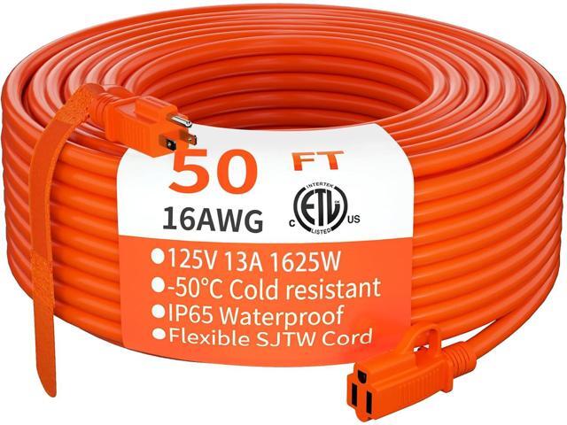 Click here for HUANCHAIN Indoor Outdoor Extension Cord 50 ft Wate... prices