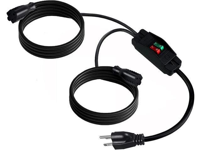 Click here for 2 Way Extension Cord with On/Off Switch 3 Prong Ou... prices