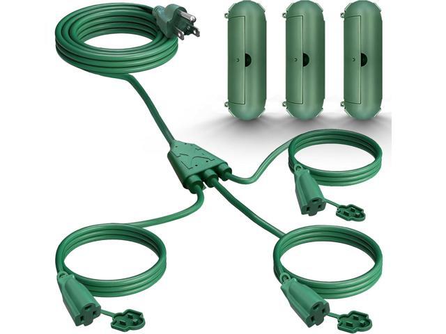 Click here for Banord 25FT Outdoor Extension Cord 1 to 3 Splitter... prices