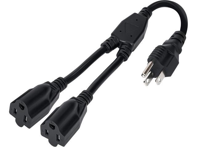Click here for Elecan 3-Prong Y Splitter Power Extension Cord 1 F... prices