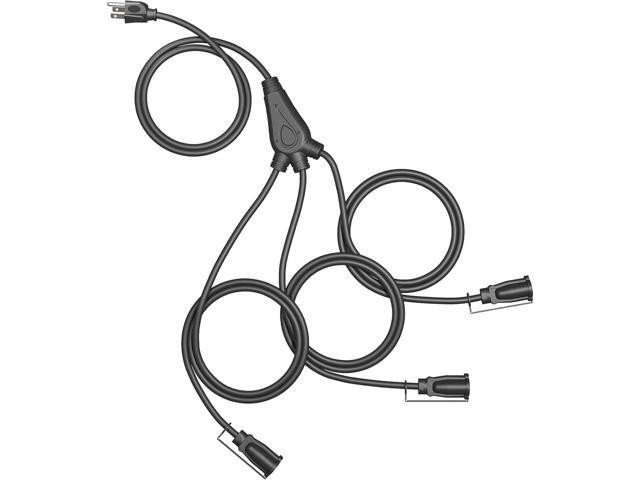 Click here for DEWENWILS Outdoor Extension Cord 1 to 3 Splitter... prices