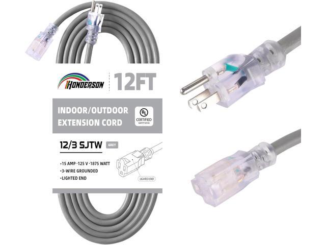 Click here for Indoor Outdoor Extension Cord Weatherproof with Li... prices