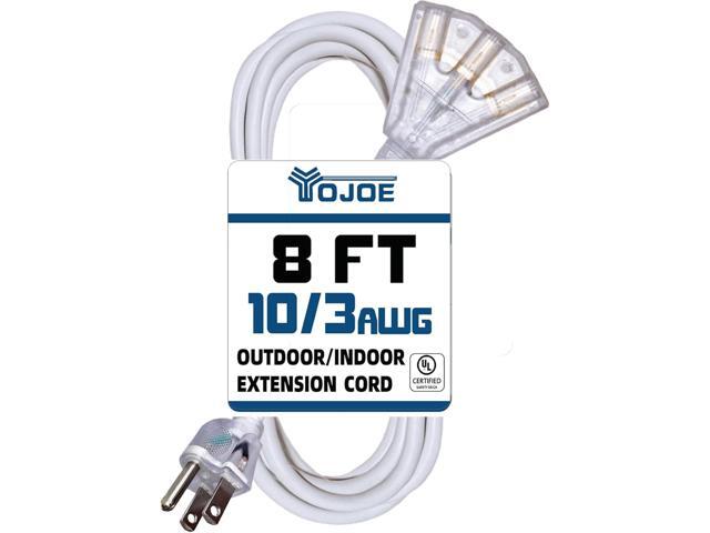 Click here for YOJOE 3-Outlets Indoor Outdoor Extension Cord with... prices