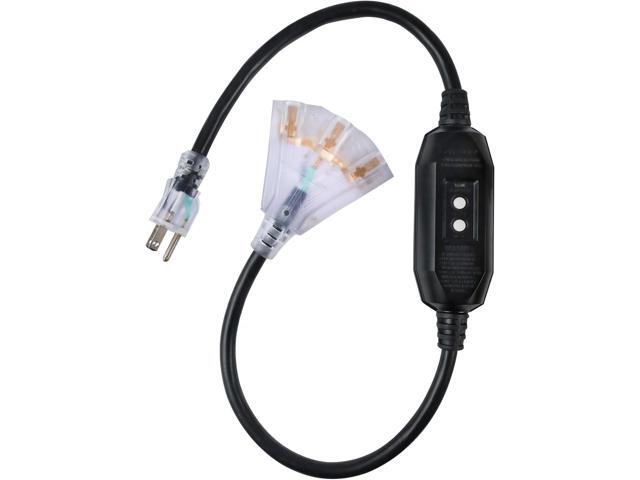 Click here for 3 Ft GFCI Lighted Black Appliance Extension Cord w... prices
