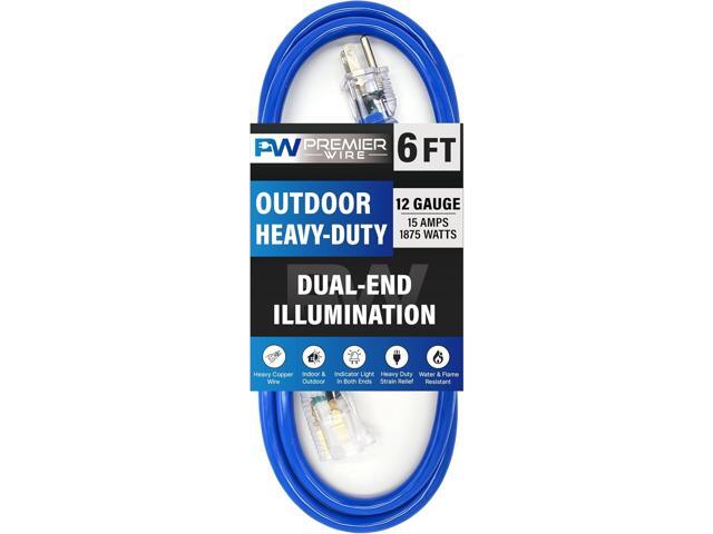 Click here for 6 ft - 12 Gauge Heavy Duty Extension Cord - Lighte... prices