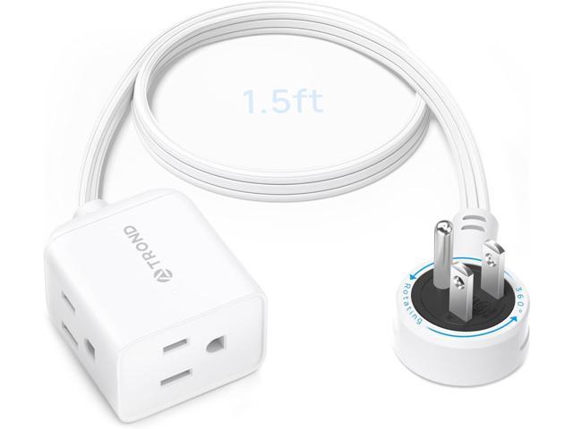 Click here for TROND Short Extension Cord 1.5ft with 360° Rotatin... prices