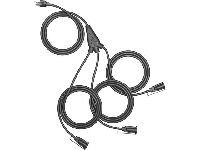 Click here for DEWENWILS Outdoor Extension Cord 1 to 3 Splitter f... prices