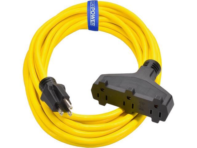 Click here for Clear Power 25 ft 14/3 SJTW 3 Outlet Heavy Duty Ou... prices
