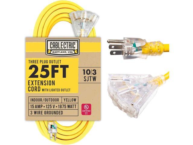 Click here for 25 Ft Outdoor Extension Cord with 3 Power Outlets... prices