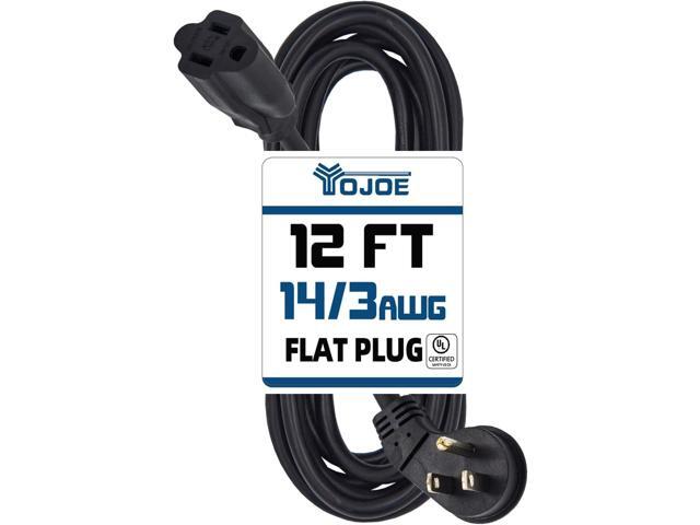 Click here for YOJOE Flat Plug Indoor Extension Cord 12 ft  3 Pro... prices