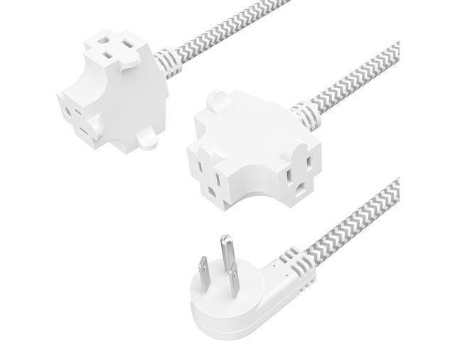 Click here for 2 Pack 3 Outlet Extension Cord Power Strip  8 Ft E... prices
