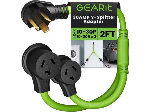 Click here for GEARit 3 Prong Dryer Y- Splitter 30 Amp NEMA 10-30... prices