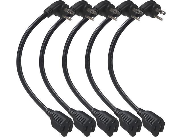 Click here for Short Flat Plug Extension Cord 1 Foot- Low Profile... prices