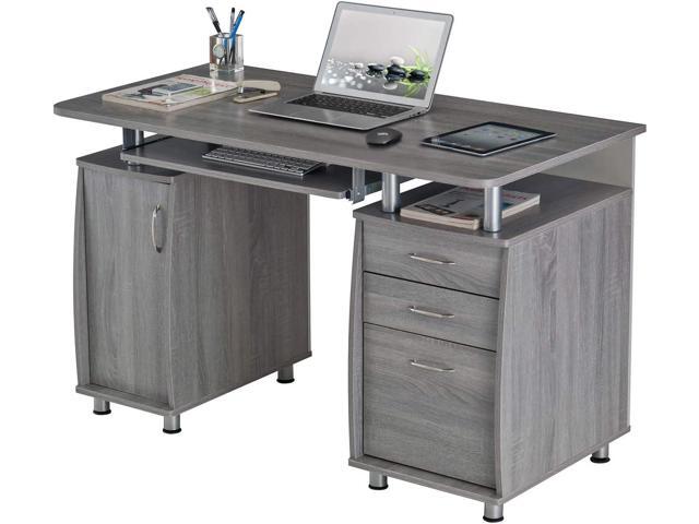 Click here for 47.5 Computer Desk with File Cabinet and Drawers... prices