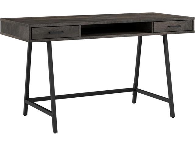 Click here for Bush Furniture Steele 54W Writing Desk in Dark Gra... prices