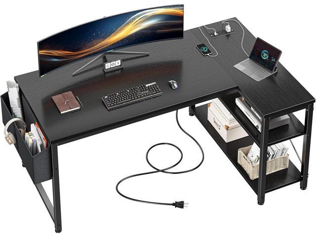 Click here for EnHomee 48 Inch L Shaped Computer Desk with Storag... prices