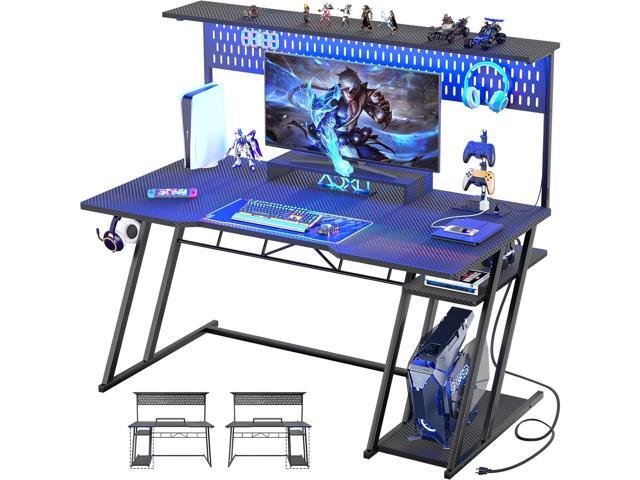 Click here for Armocity Gaming Computer Desk with Hutch and LED L... prices