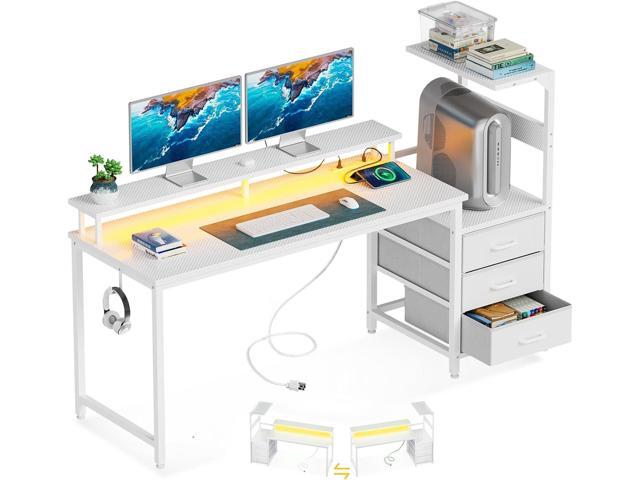 Click here for AODK 59 Inch Gaming Desk with USB Charging Ports &... prices
