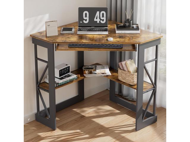 Click here for VECELO Corner Desk Computer Desk Writing Table wit... prices