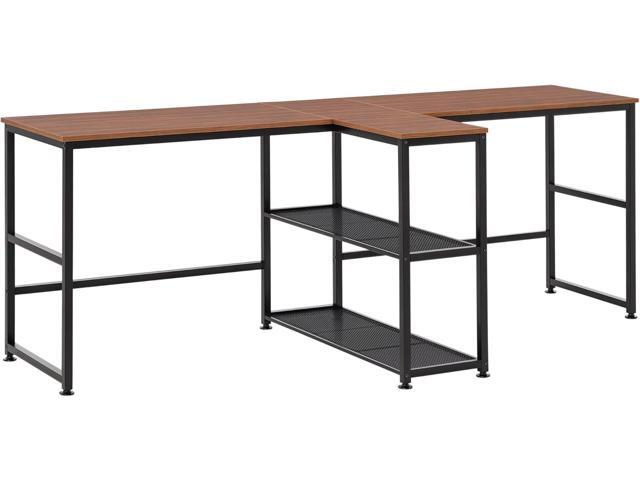 Click here for HOMCOM 83 Two Person Computer Desk with 2 Storage... prices