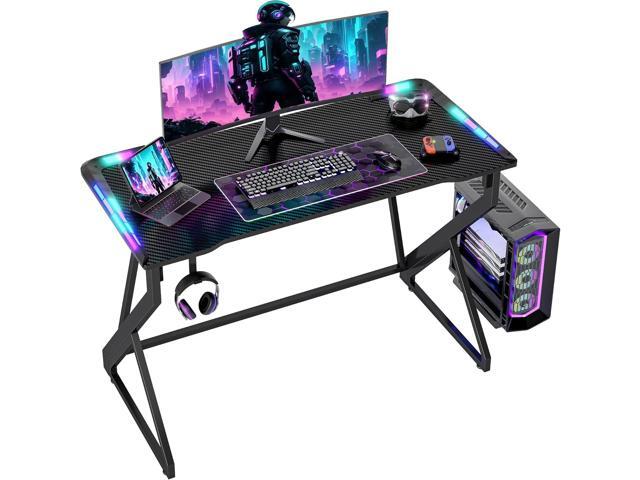 Click here for TIQLAB Gaming Desk with LED Lights  40 Inch Comput... prices