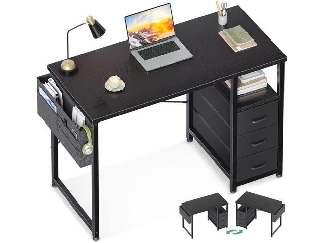 Click here for AODK 40-Inch Small Computer Desk with Fabric Drawe... prices