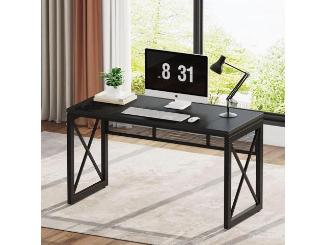 Click here for BON AUGURE Black Desk  Wood Computer Desk  Industr... prices