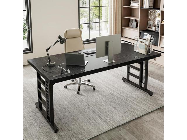 Click here for Coleshome 71 Inch Executive Desk with USB Ports  C... prices