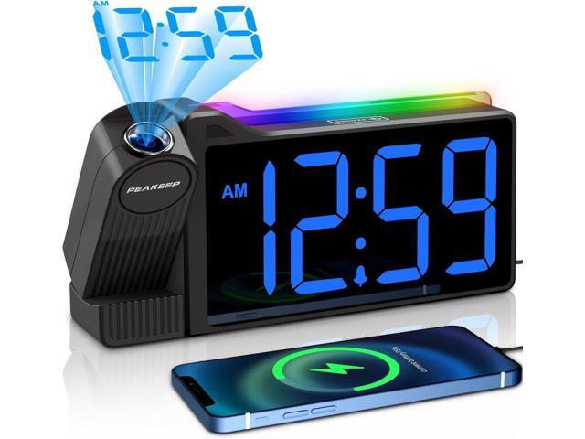 Click here for Peakeep Projection Alarm Clock for Bedroom Ceiling... prices