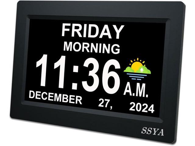 Click here for SSYA 7 Inch Calendar Clock - 12 Alarm Options  Lev... prices