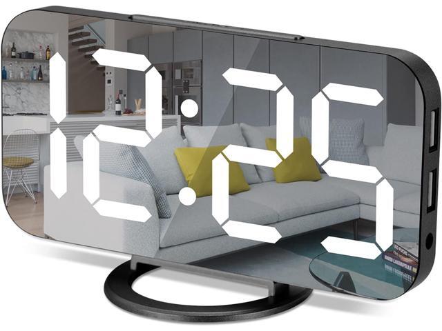 Click here for Digital Alarm Clocks 7 LED Mirror Electronic Clock... prices