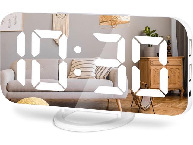 Click here for White Digital Alarm Clock for Bedrooms  Large LED... prices