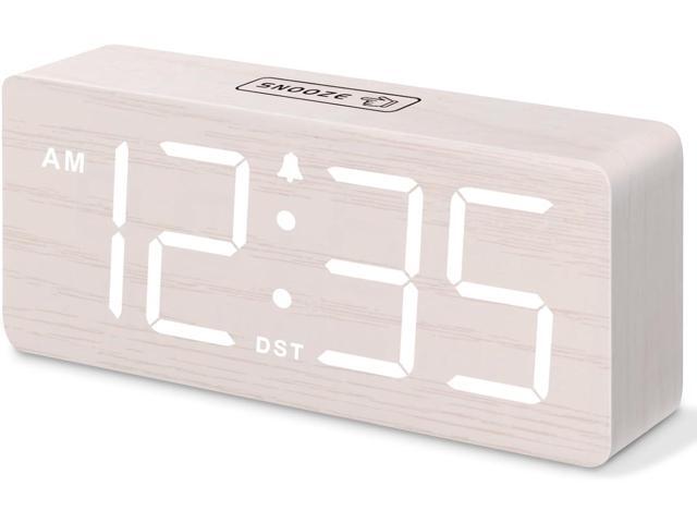 Click here for DreamSky Wooden Digital Alarm Clock for Bedroom -... prices
