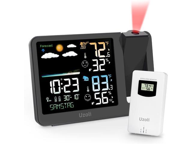 Click here for uzoli Projection Alarm Clock Weather Station  WWVB... prices