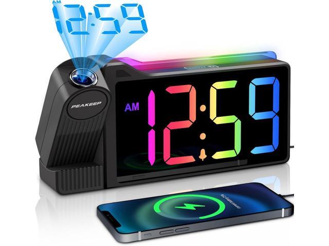 Click here for Peakeep Projection Alarm Clock for Bedroom Ceiling... prices