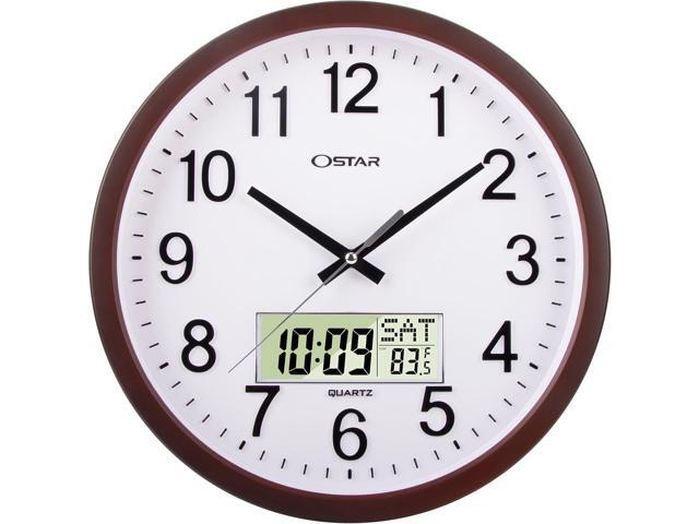 Click here for OSTAR 14 Large Analog Digital Display Wall Clock S... prices