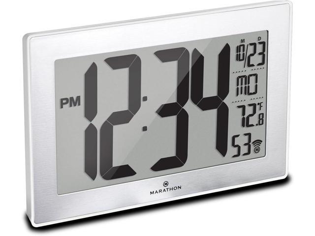 Click here for MARATHON Atomic Wall Clock with Stand  White Frame... prices