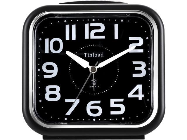 Click here for 5.5 Large Analog Alarm Clock Silent Non Ticking  G... prices