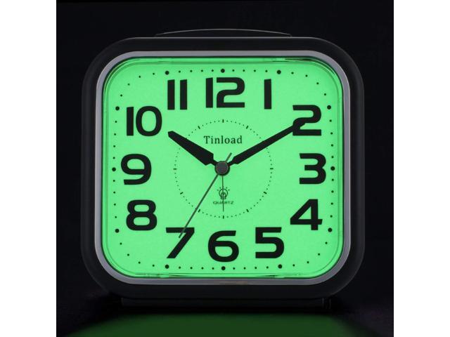 Click here for 5.5 Large Analog Alarm Clock Silent Non Ticking  G... prices