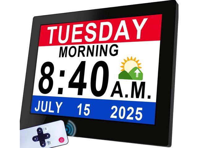 Click here for Véfaîî 19 Alarms Dementia Clock 8 Inch Large Displ... prices