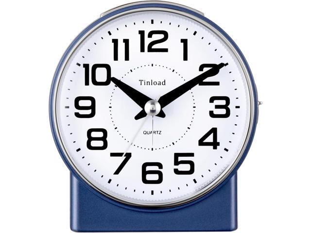 Click here for 4.3 No Ticking Analog Alarm Clock Silent Readable... prices
