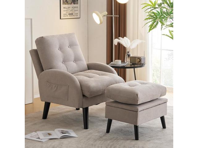 Click here for ELUCHANG Accent Chairs with Ottoman  Upholstered C... prices