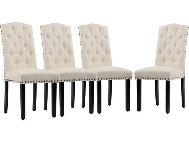 Click here for DAGONHIL Dining Chair Set of 4 Upholstered Dining... prices