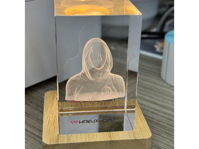Click here for Crystal Satoshi Nakamoto Statue with Colorful LED... prices
