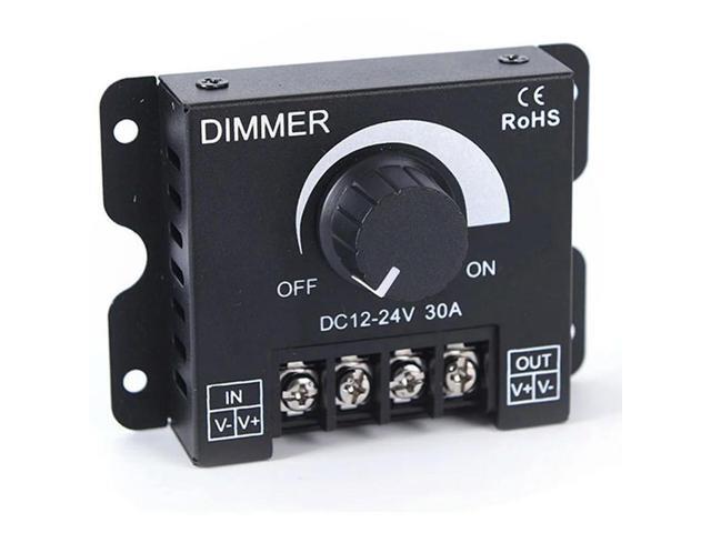Click here for LED Dimmer 30A DC12V 24V 360W Knob Adjust Brightne... prices